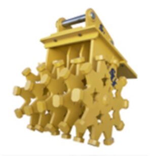 Compaction Wheels for Backhoes, Excavators, Mini-Excavators and Skid ...