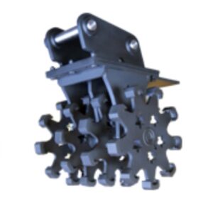 Compaction Wheels for Backhoes, Excavators, Mini-Excavators and Skid ...